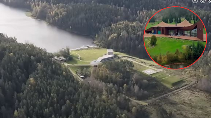 Putin's secret dacha was shown in Russia - with a waterfall, air ...