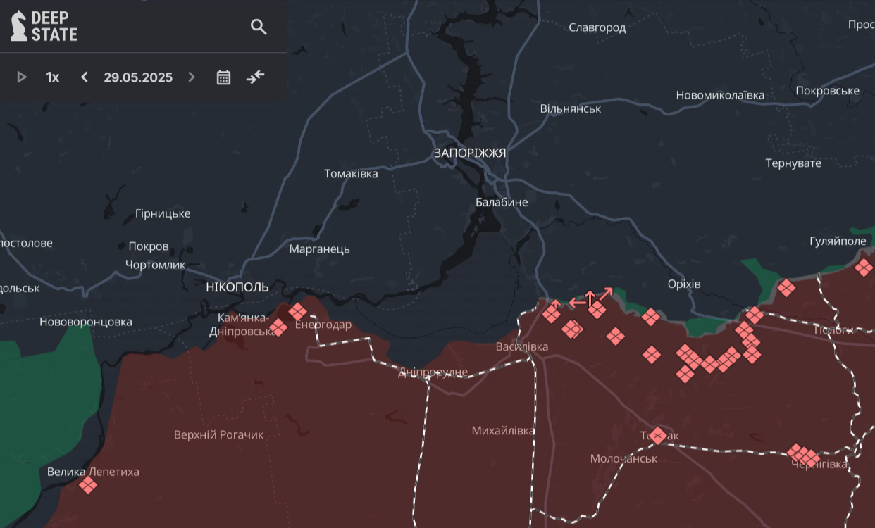 DeepState сообщил о российской оккупации еще одной пограничного села в Сумской области