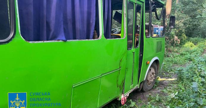 In the Sumi region, the number of posters of the bus from civilian was ...